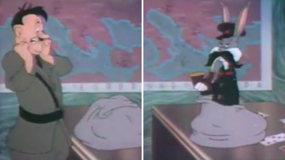 Bugs Bunny Hitler'i Stalin taklidiyle kaçırıyor | soL haber