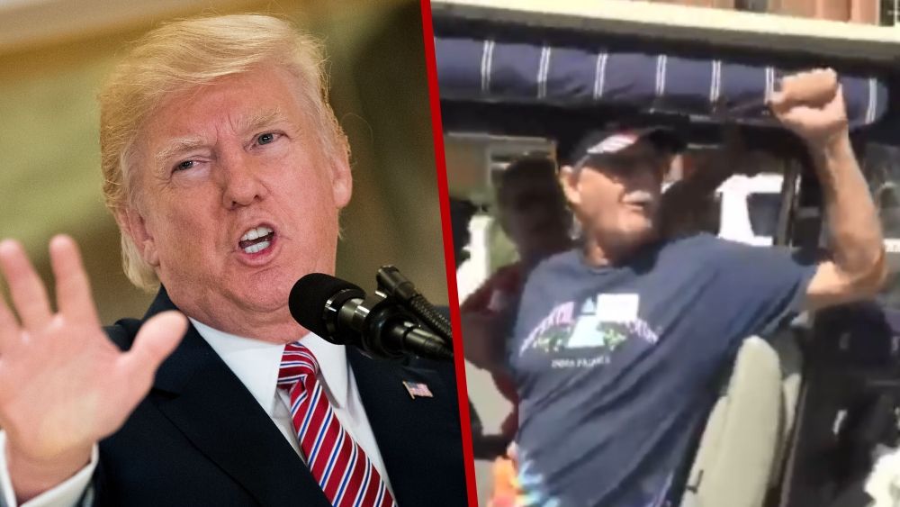 Trump ırkçı slogan atan destekçilerinin videosunu paylaştı | soL haber