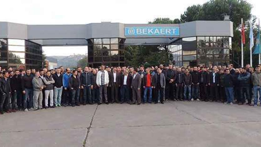 Erdoğan engellemeye çalışmıştı: Bekaert işçilerinin grevi yedinci ...