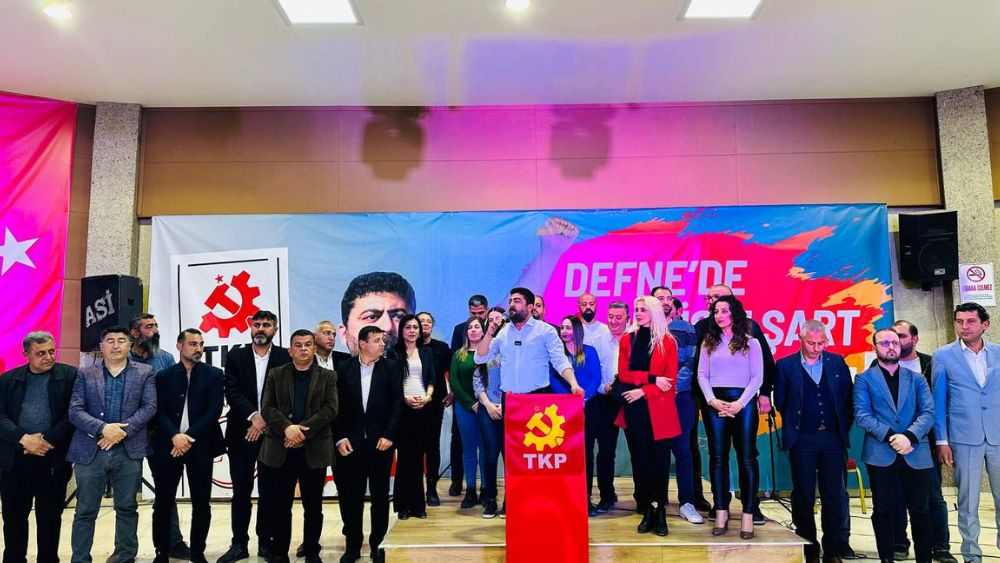 Defne’de TKP'nin adayı Hizam Hasırcı’ya büyük aydın desteği | soL haber
