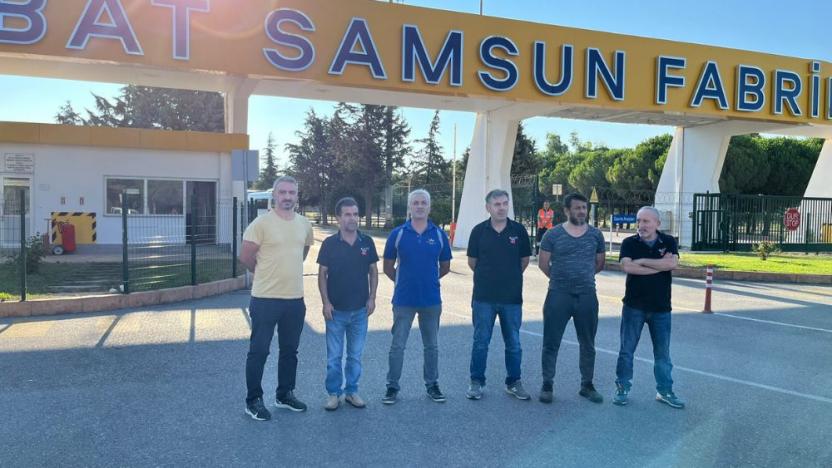 Ballıca Sigara Fabrikası'nda işten çıkarılan 9 işçi direnişe başladı ...