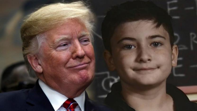 11 yaşındaki Joshua Trump soyadını değiştirmek istiyor: Okulda aptal ...